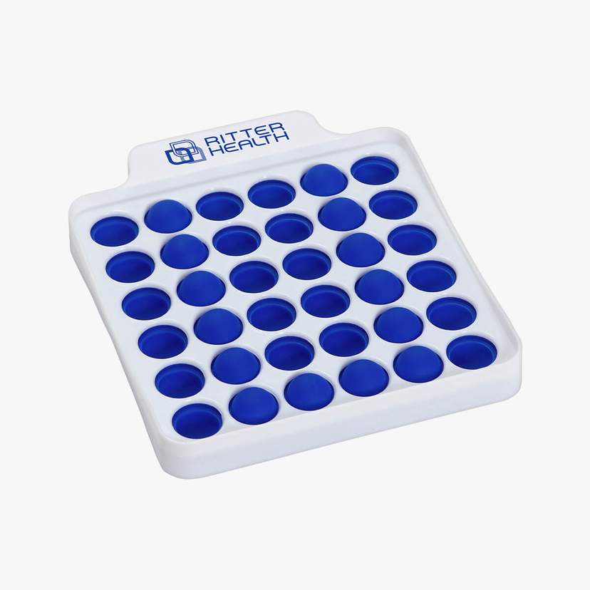 Push Pop Stress Reliever Keychain | HALO Branded Solutions