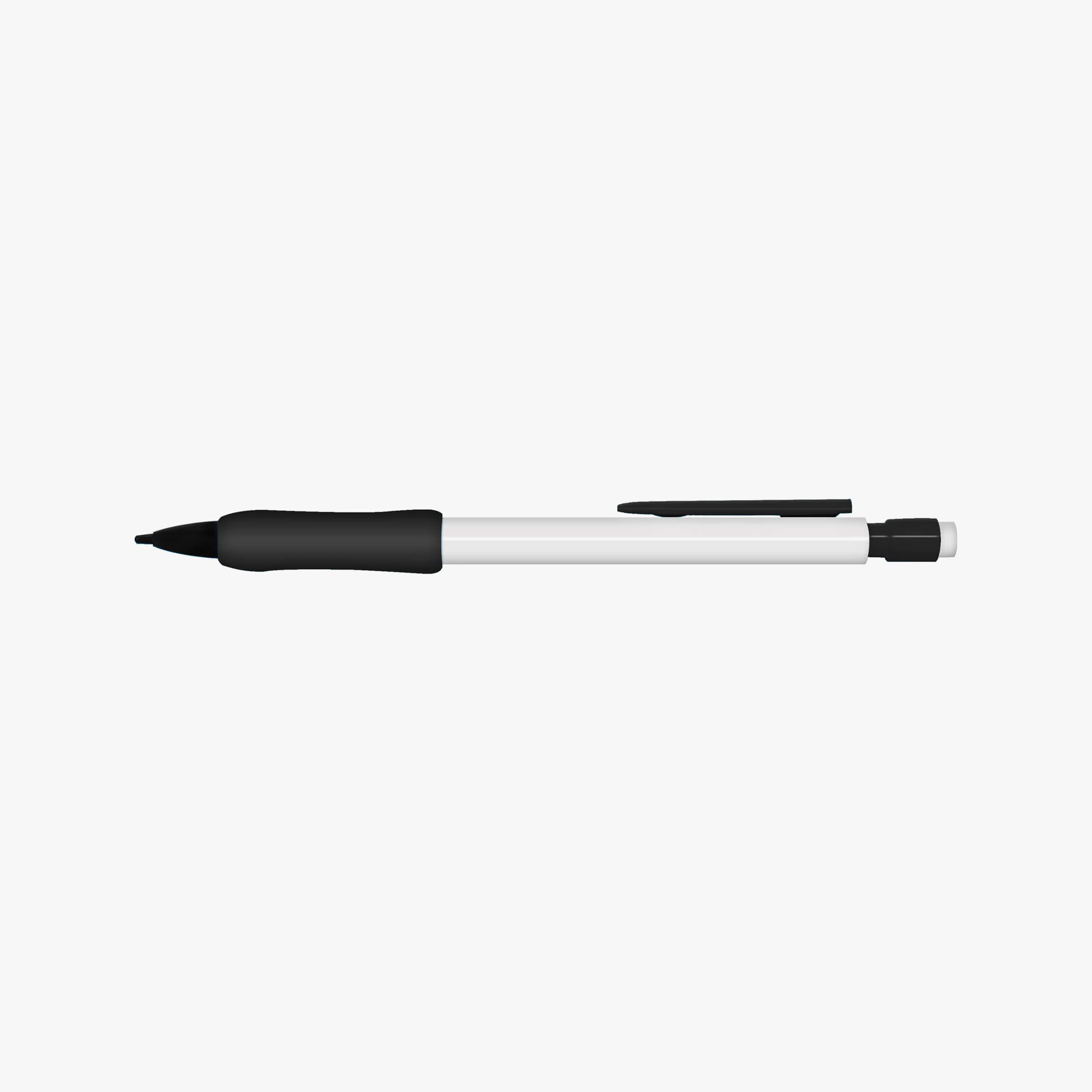 Liqui-Mark® Mechanical Pencil - White Barrel With Rubber Grip | HALO ...