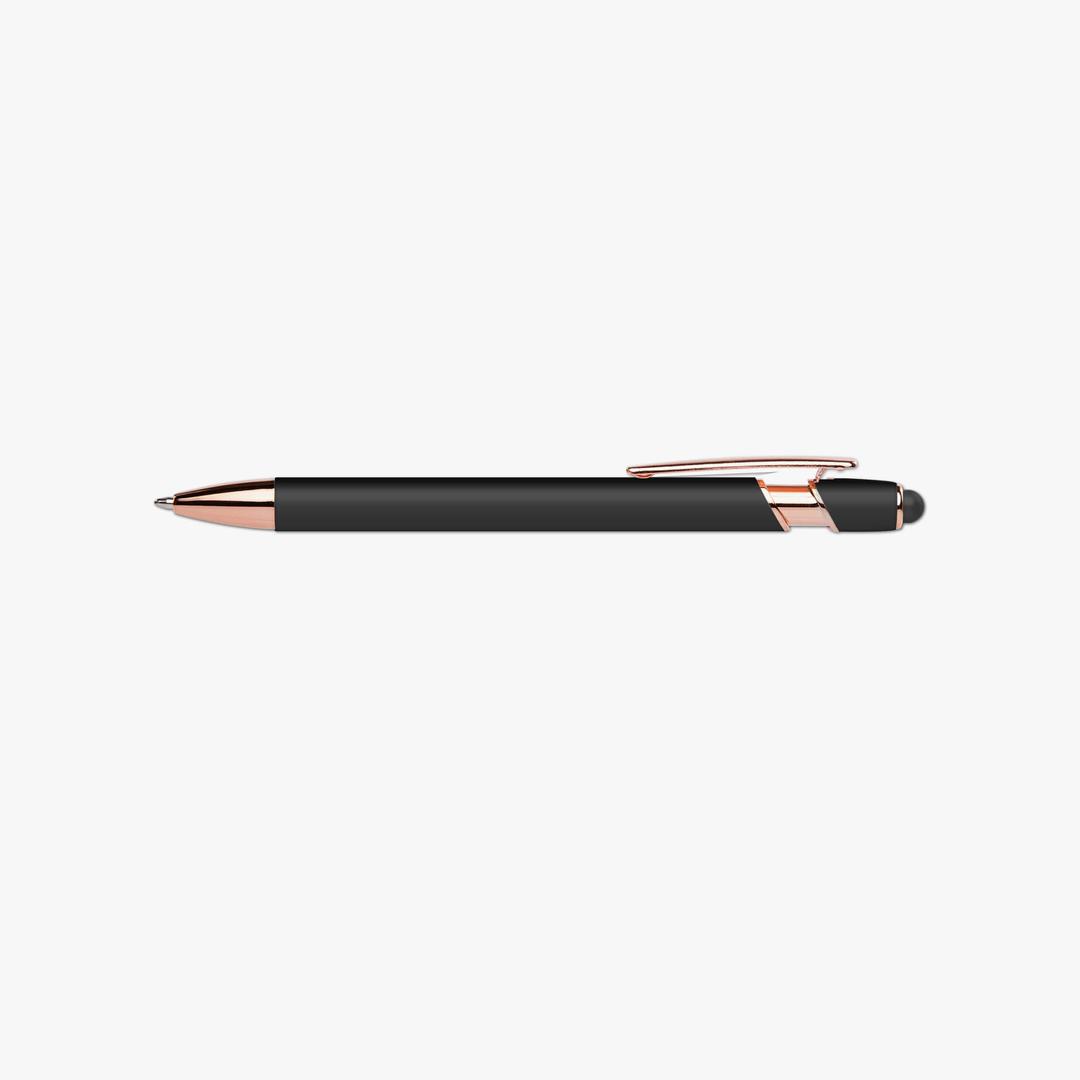 Liqui-Mark® iWriter® Rose Gold - Stylus & Soft Touch Rubberized Metal ...