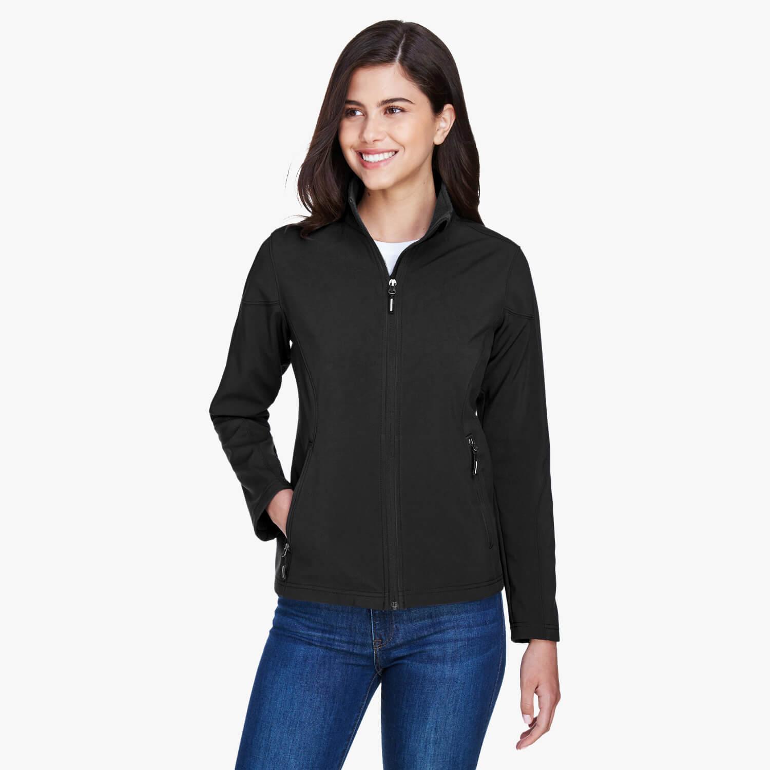 Core 365 Ladies' Cruise Two-layer Fleece Bonded Soft Shell Jacket ...