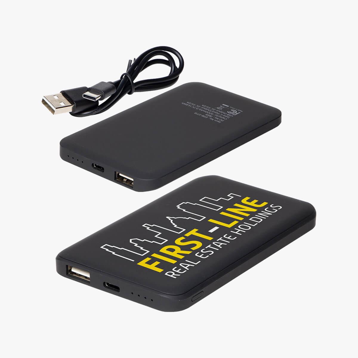 Soft-Touch 4000mAh Hi-Density Polymer Power Bank | HALO Branded Solutions