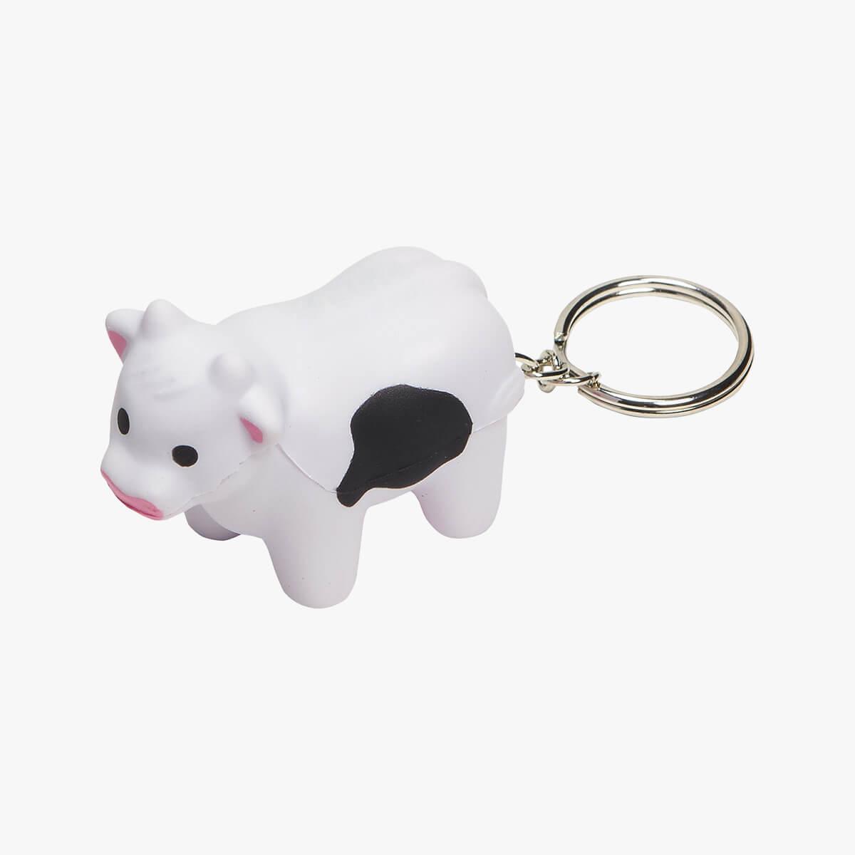 Milk Cow Stress Reliever Key Chain | HALO Branded Solutions
