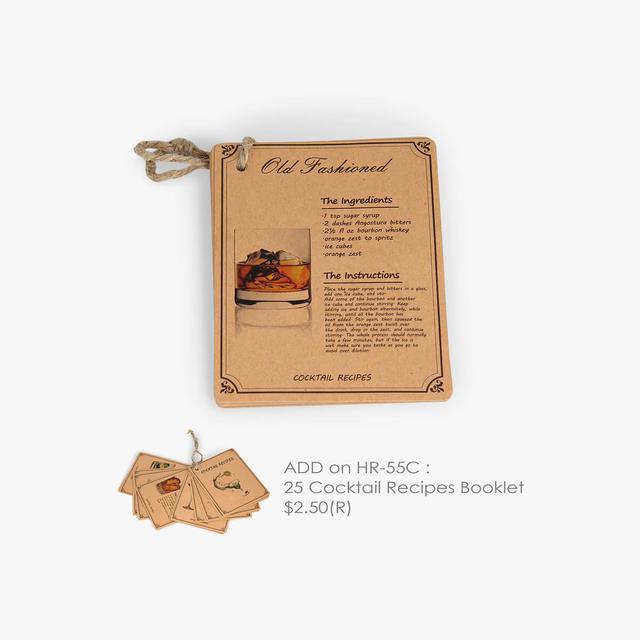 Stainless Steel Shaker Set WithBamboo Stand | HALO Branded Solutions