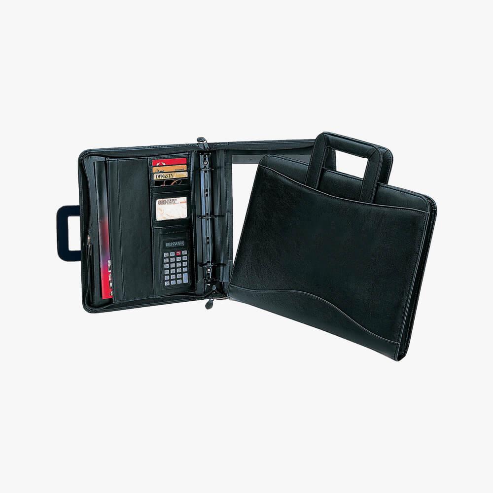 Harvard Binder 3-Ring Zip Portfolio WithRetractable Handles | HALO ...