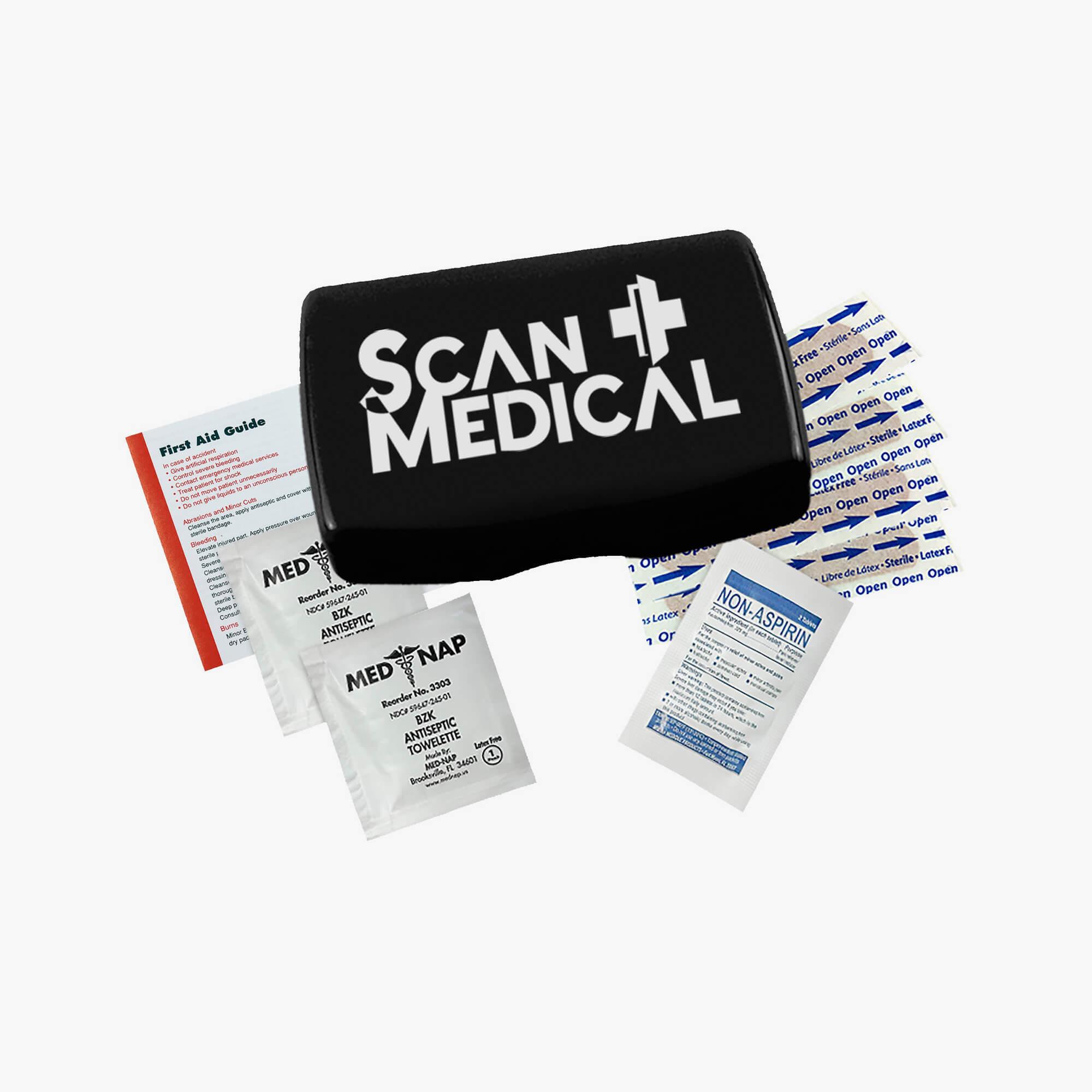 Express First Aid Kit With Non Aspirin Pain Reliever | HALO Branded ...