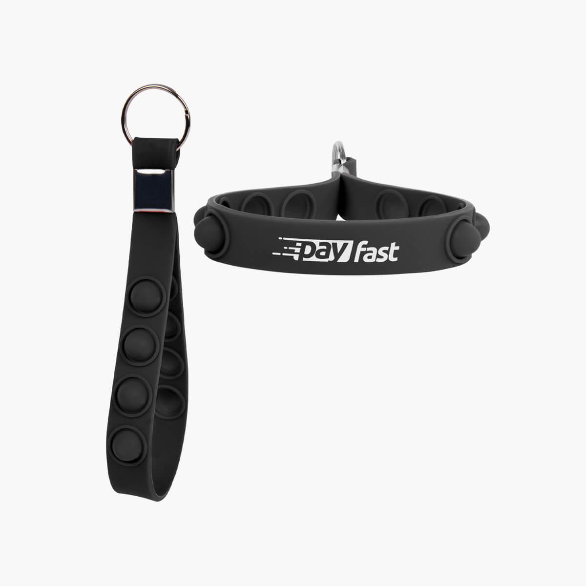 Push Pop Stress Reliever Keychain | HALO Branded Solutions