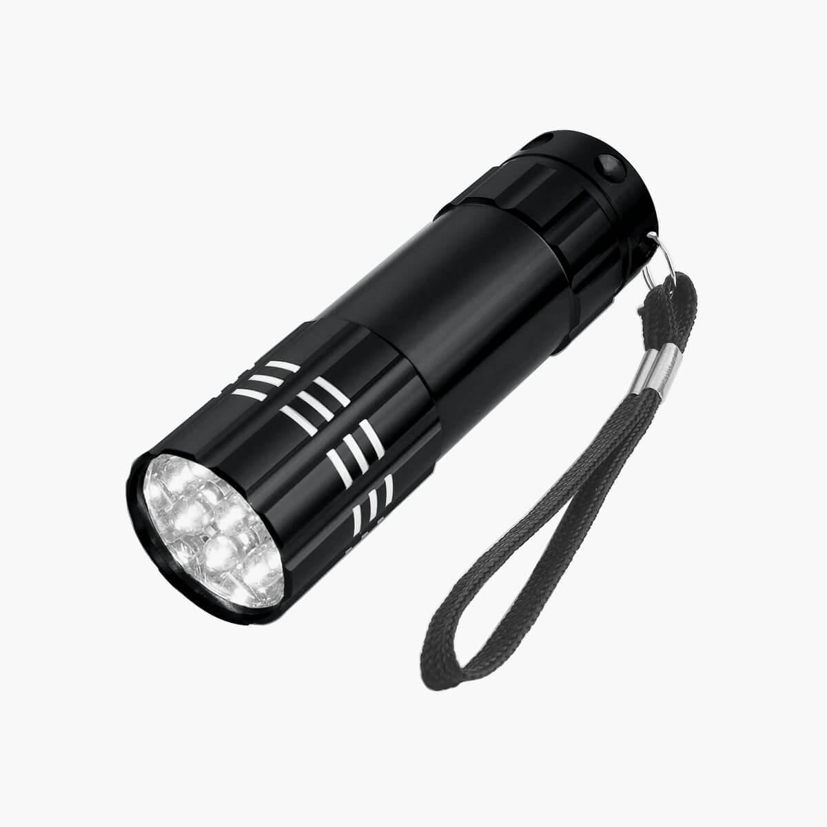 Aluminum LED Flashlight With Strap | HALO Branded Solutions