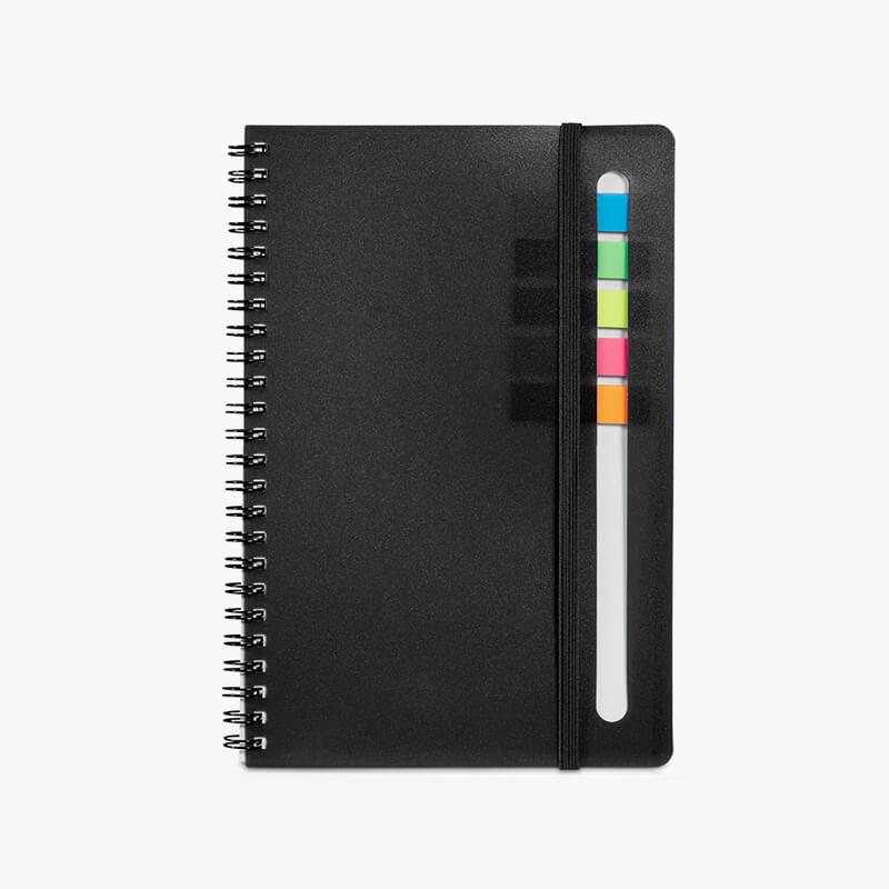 Semester Spiral Notebook with Sticky Flags | HALO Branded Solutions